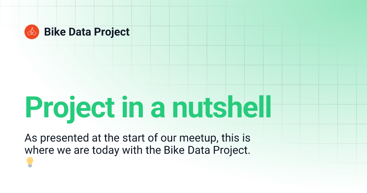 Project in a nutshell | Bike Data Project